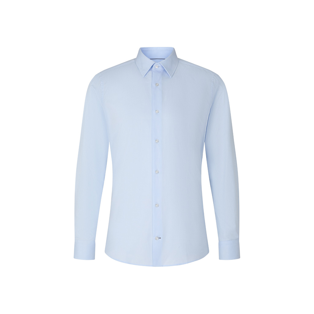 Pierce shirt in light blue textured fabric - in the JOOP! Online Shop