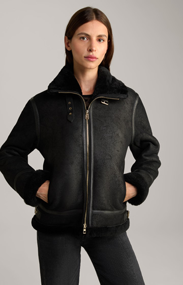 Lisa Leather Jacket in Brown - in the JOOP! Online Shop