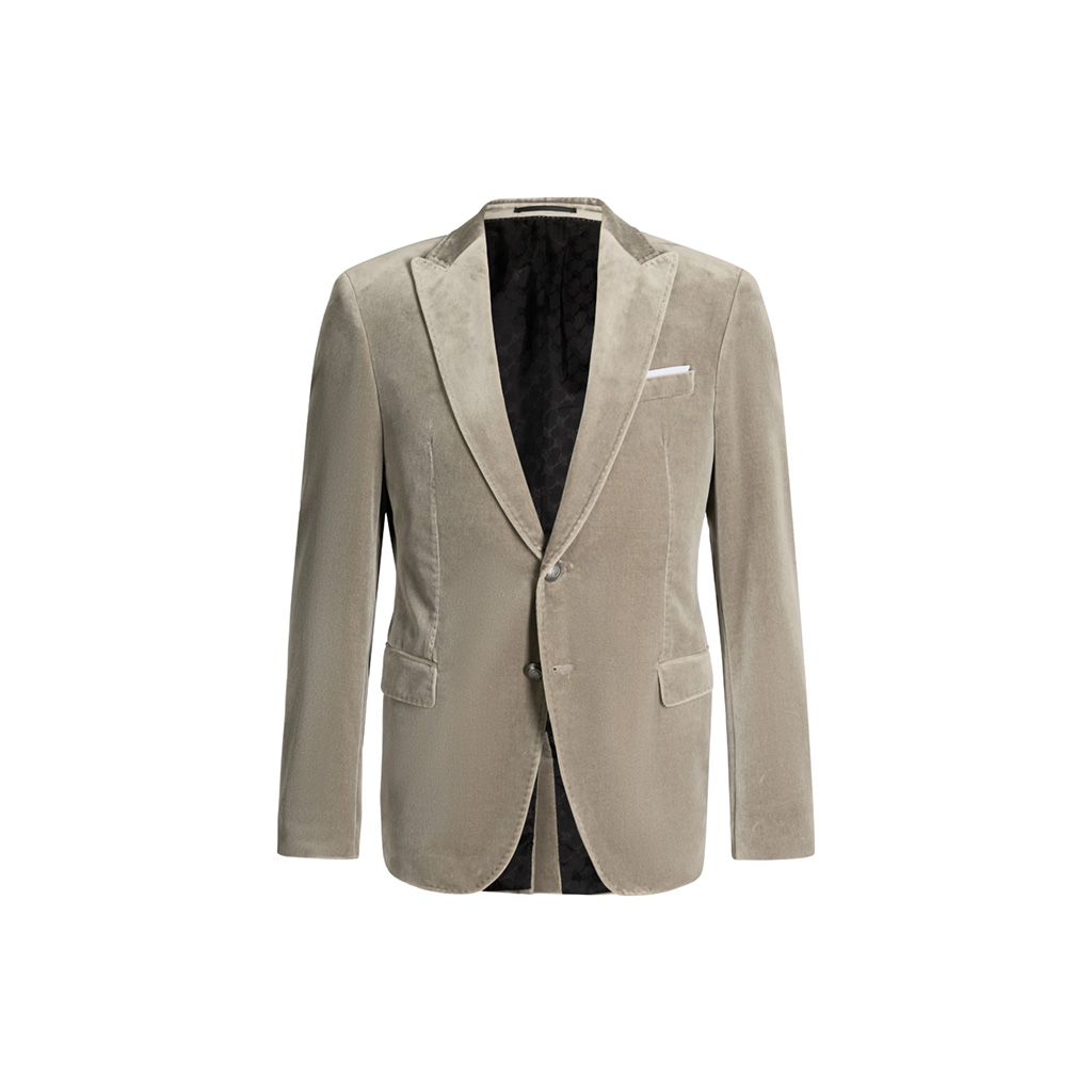 Horace-Velvet Jacket in Grey/Green - in the JOOP! Online Shop